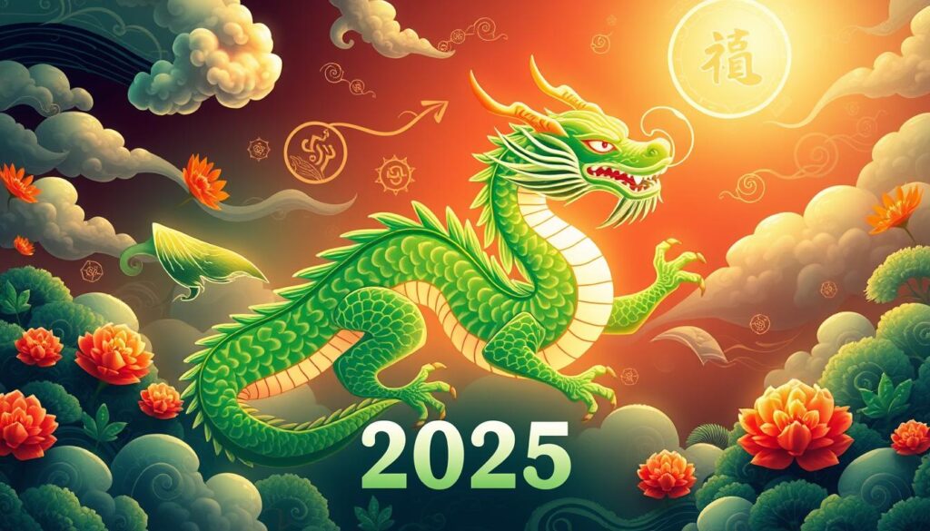 2025 metai pagal kinu horoskopa - Žaliojo Drakono metai