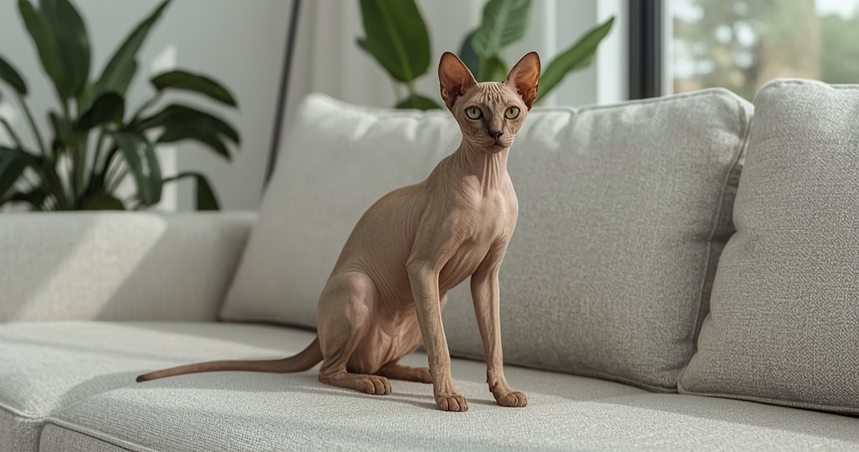 Peterbaldo katė: išvaizda, charakteris ir priežiūros ypatumai - Radom.lt